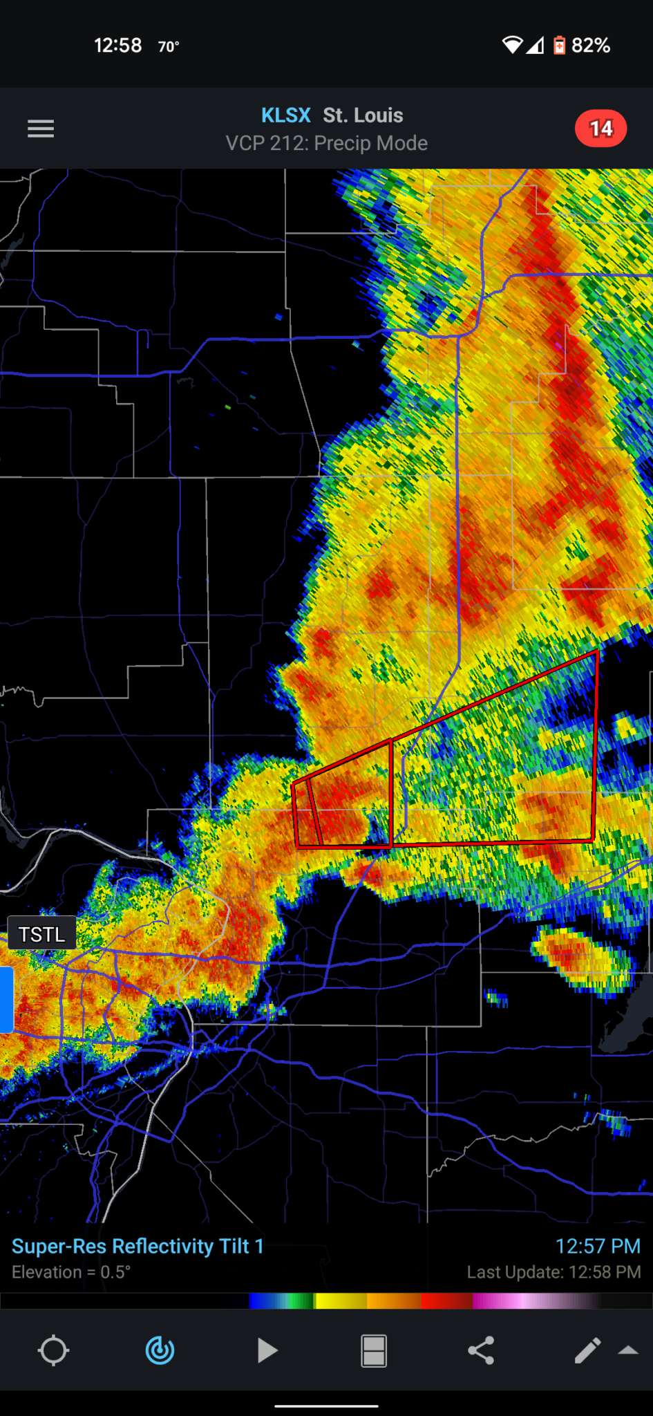 Kake tv style super res reflectivity – GRLevelX Users