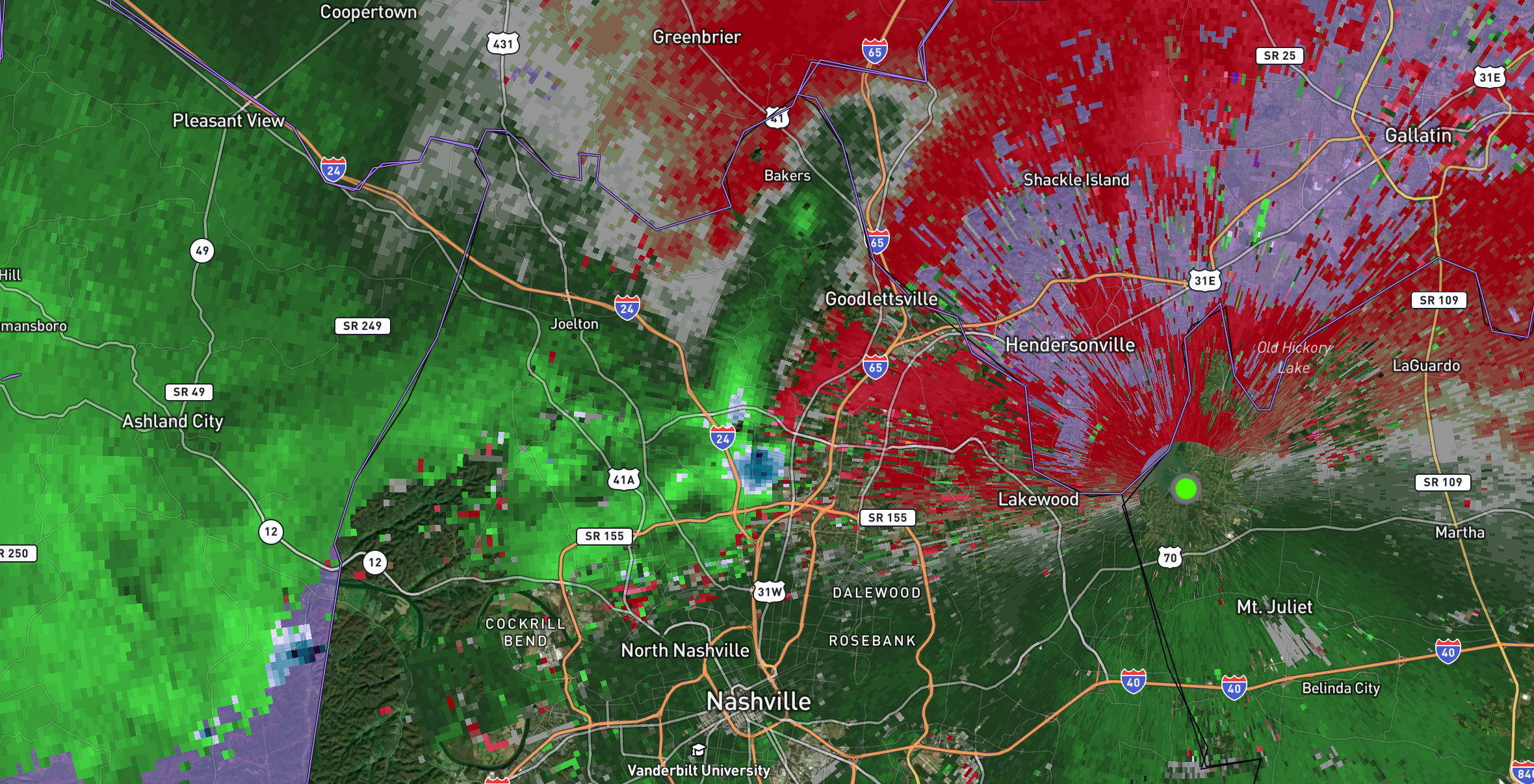 Color Tables » Velocity (Base and Storm Relative) (18) – GRLevelX Users